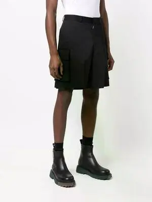 Off-White Organic Cotton Cargo Shorts