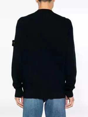 Stone Island Logo-patch Long-sleeve Sweater