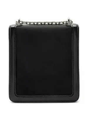 Prada Jacquard Logo Flap Crossbody Bag