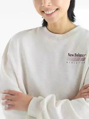NEW BALANCE Trackside French Terry Sweatshirt - Neutrals