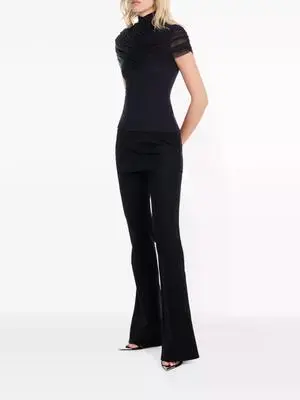 AXEL 113 Grace Mesh-panel Ruched Top