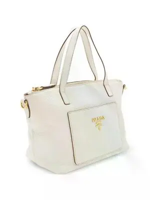 Prada Vitello Daino Pocket Tote Bag