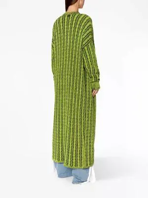 DIESEL® M-panagia Cable-knit Chenille Maxi Cardigan