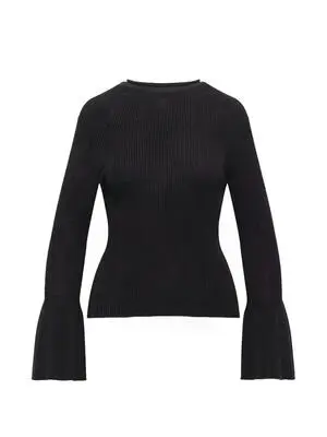 CFCL Soft Portrait Bell-sleeve Top