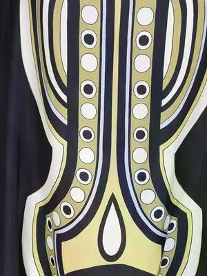 La DoubleJ Geometric Print Maxi Dress