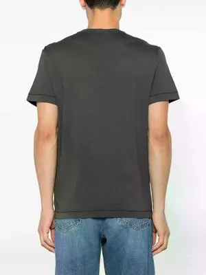 Stone Island Compass-patch Short-sleeve T-shirt - Grey