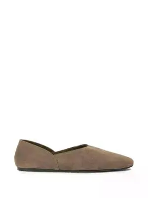 Khaite Jane Ballet Flats - Brown