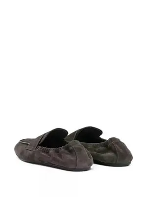 Prada Suede Slip-on Loafers