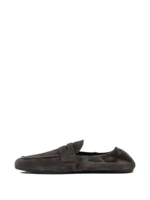 Prada Suede Slip-on Loafers