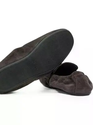 Prada Suede Slip-on Loafers
