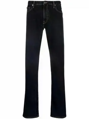 Off-White Diagonals Slim-fit Jeans - Blue
