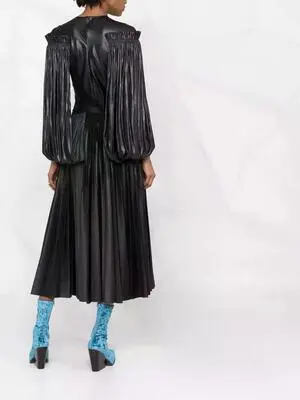 Stella McCartney Pleated Cut-out Sleeves Blouse