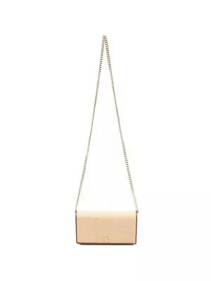 Ralph Lauren Woven-design Chain-strap Clutch Bag