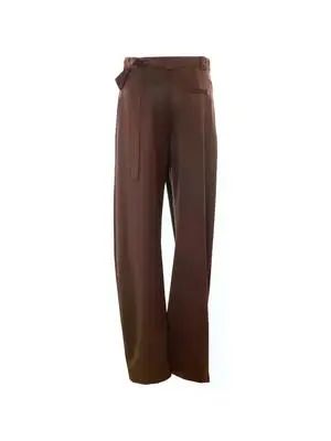 Pinko Asymmetrical Waistband Pleated Trousers