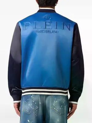Philipp Plein Satin College Bomber Logo