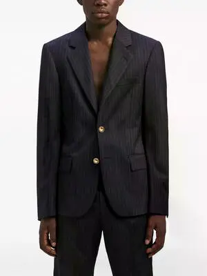 Palm Angels Pinstripe Wool Single-breasted Blazer
