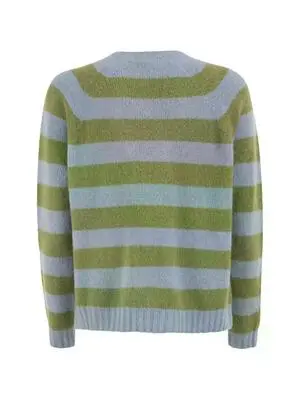 Max Mara Striped Brushed Sweater