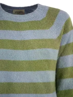 Max Mara Striped Brushed Sweater