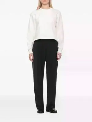 Casablanca Logo-embroidered Cropped Sweater