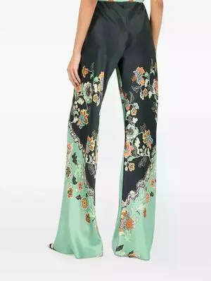Roberto Cavalli Floral-print Drawstring Trousers