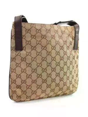 Gucci 2000s Monogram-pattern Shoulder Bag