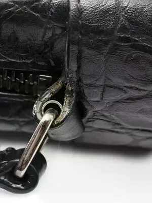 Saint Laurent Lou Croc-embossed Leather Crossbody Bag