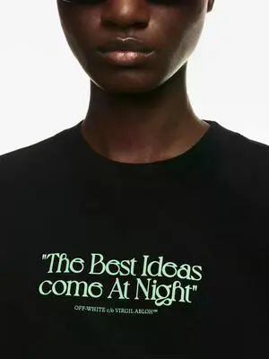 Off-White Slogan-print Short-sleeve T-shirt