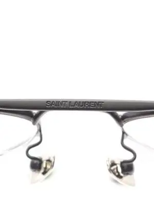 Saint Laurent 2020s Double-bridge Pilot Glasses