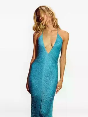 BLESS Mare V-neck Maxi Dress