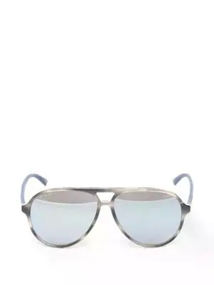 Gucci 2020s Pilot-frame Sunglasses - Grey