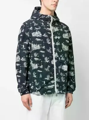 Woolrich Graphic Print Ripstop Windbreaker