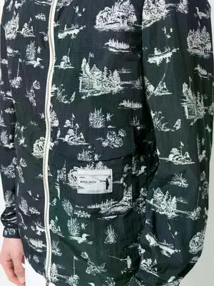 Woolrich Graphic Print Ripstop Windbreaker
