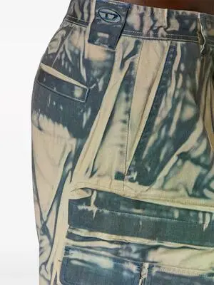 DIESEL® P-hugh Crease-effect Cargo Trousers