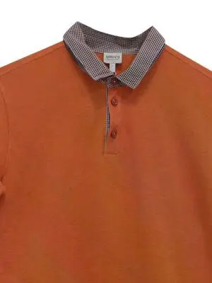 Giorgio Armani Checked-collar Polo Shirt