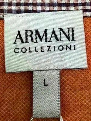 Giorgio Armani Checked-collar Polo Shirt
