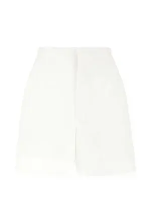 Tagliatore High-waisted Tailored Shorts - Neutrals