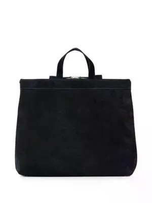 Marsèll Borso Suede Zip-top Tote Bag - Blue