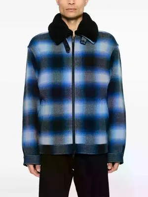 Balenciaga Check-pattern Shirt Jacket