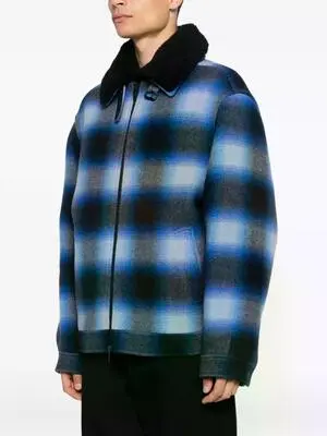 Balenciaga Check-pattern Shirt Jacket