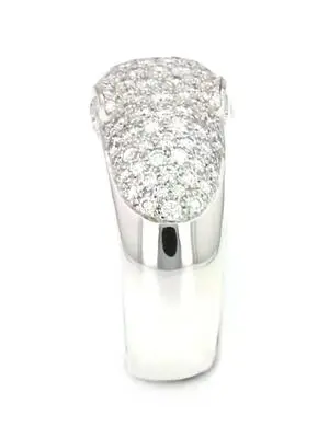 Cartier 2020s Panthère Diamond And Emerald Ring