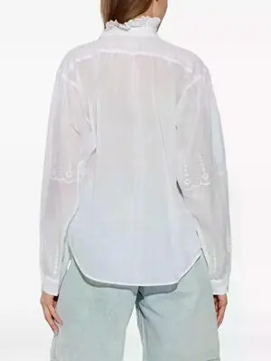 MARANT ETOILE Ruffled Broderie Anglaise Shirt