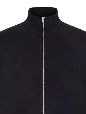 Our Legacy Shrunken Zip-up Funnel-neck Sweater - Black