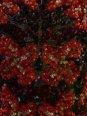 P.a.r.o.s.h Sequin-embellished Floral-pattern Top