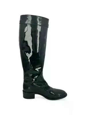 Fendi 2010s Buckle Detail Riding Boots