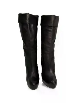 Fendi 2010s Buckle Detail Riding Boots