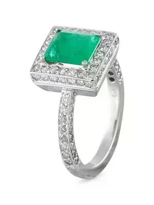 LB EXCLUSIVE Emerald And Diamond Ring