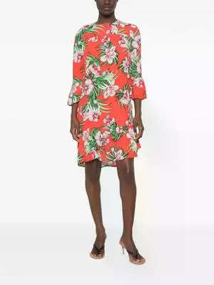 MARCO BOLOGNA Floral-print Ruffled Mini Dress