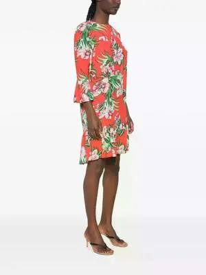 MARCO BOLOGNA Floral-print Ruffled Mini Dress