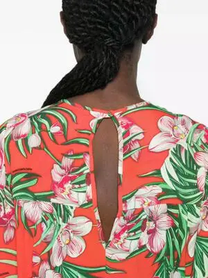 MARCO BOLOGNA Floral-print Ruffled Mini Dress