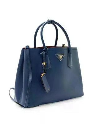 Prada Saffiano Cuir Double Tote Bag